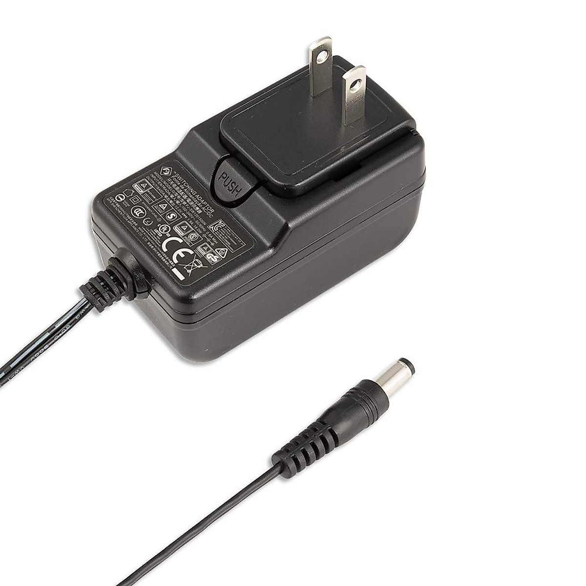 Feelworld DC 12V 1.5A Switching Power Supply Home Power Adapter for 100V - 240V AC 50/60Hz for Feelworld F570 T7 T756 FW759 FW759P FW760 FW789 G70 Etc (Black)