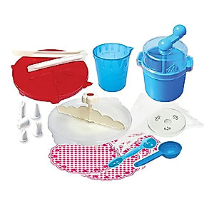 MI ALEGRIA CREPES FACTORY SET. MAKE REAL FRENCH STYLE CREPES. DECORATE, FILL AND CHOOSE YOUR FAVORITE TOPPINGS. SET INCLUDES 27 PIECES