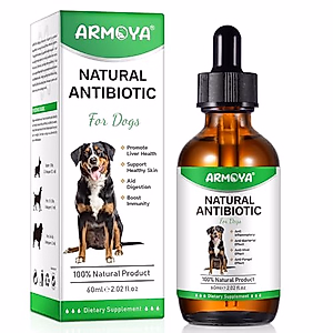 Natural Antibiotics for Dogs - Dog Antibiotics - Antibiotics for Dogs - Pet Antibiotics - Natural Antibiotics for Dogs - Organic Ingredients - Dog Multivitamin 60ml