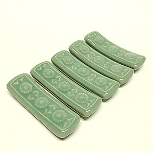 Celadon Spoon Rest From Studio in Korea/Perfect for Asian Spoon and Chopstick