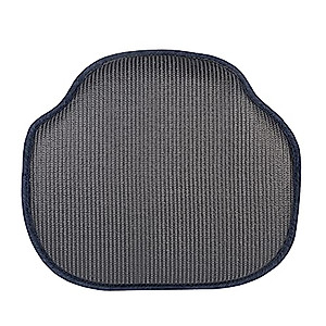 Klear Vu Gripper Omega Non-Slip Windsor Chair Cushions with Skid-Proof Seat Pad for Dining Room, Kitchen, and Office Use, 16x15 Inches, 4 Count (Pack of 1), Indigo