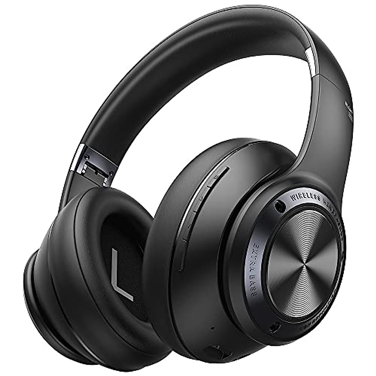 Picun Bluetooth Headphones 100 Hours Wireless Gaming Headphones Over Ear Low Latency Stereo Deep Bass, Built-in Microphone, Foldable Adjustable Wired/Wireless Headset for Phone/TV/PC Kids Teens Adults