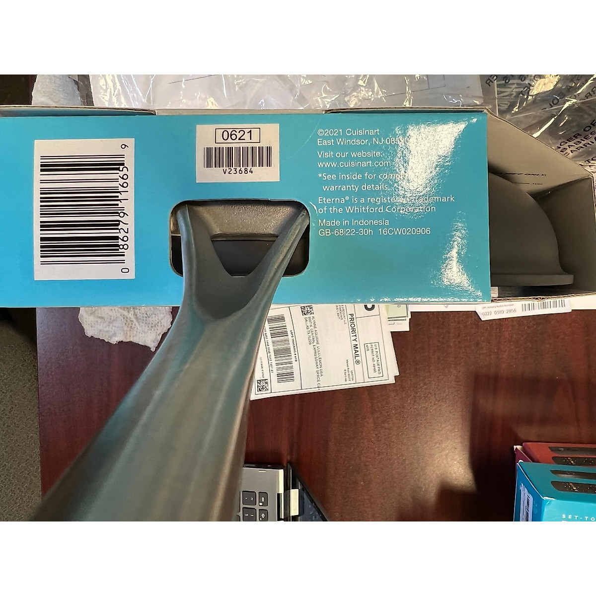 Cuisinart DS Induction 12 ' Skillet with helper handle, GREY