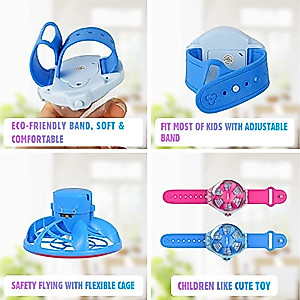 CheerWing Mini Drone for Kids, One Key RC Watch Control Small UFO Flying Toys with LED Night Lights Easy to Operate for Beginners Boys Girls Pink
