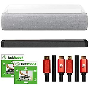 SAMSUNG 120" The Premiere LSP7T 4K Laser Projector (SP-LSP7TFAXZA) with Soundbar Bundle