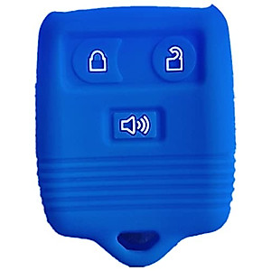 Smart Key Fob Cover Case Protector Keyless Remote Holder for Ford F150 F250 F350 Escape Expedition 3-Button Replacement for CWTWB1U331 CWTWB1U212 CWTWB1U345 GQ43VT11T