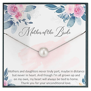 Mother of The Bride Gift from Daughter Mother of The Bride Necklace from Bride Wedding Gift for Mom of Bride Gift to Mom