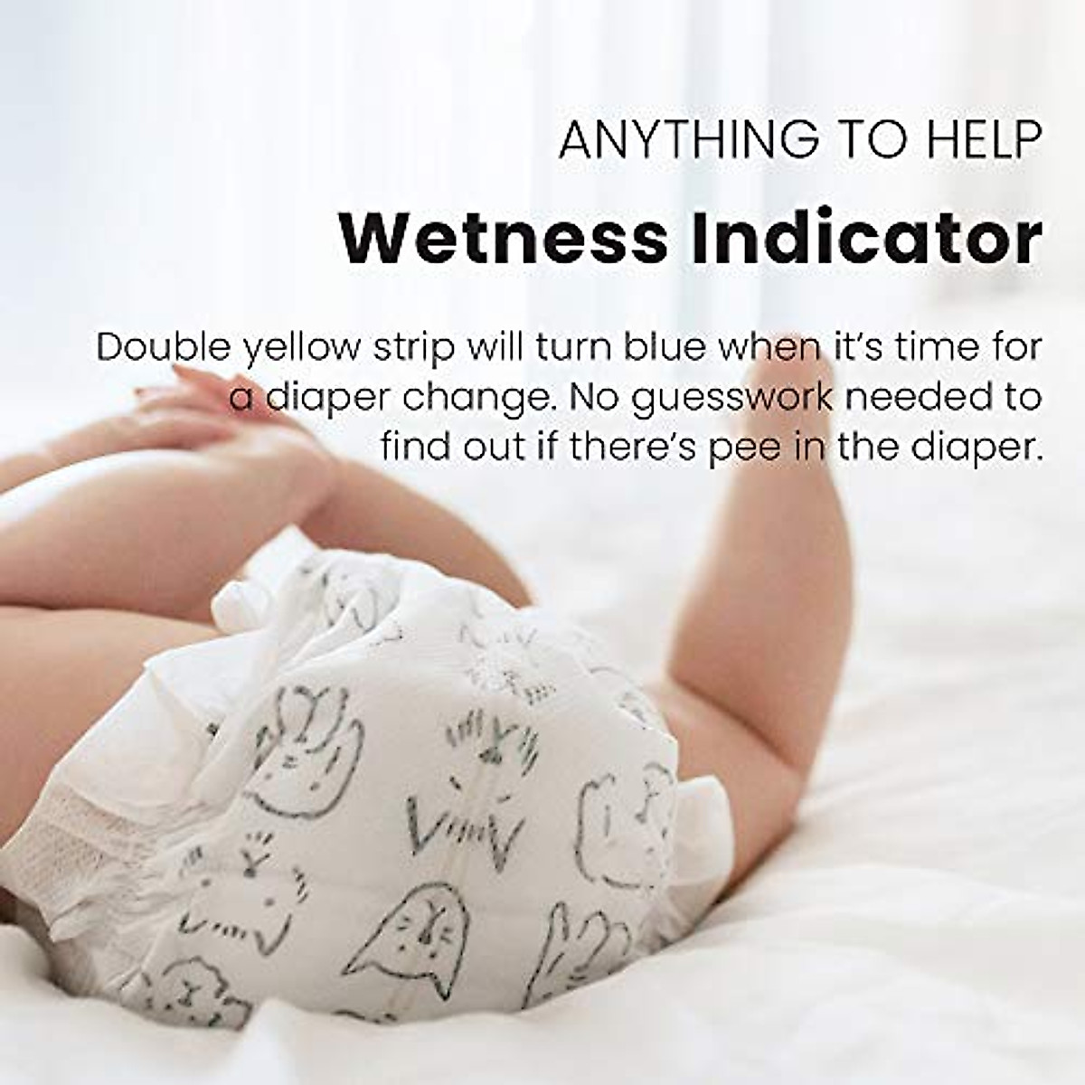 PARASOL Clear+Dry Disposable Diapers | RashShield Protection, Leakproof Design, Hypoallergenic Diaper Set | Size 4 (20-37 lbs) 108 Count