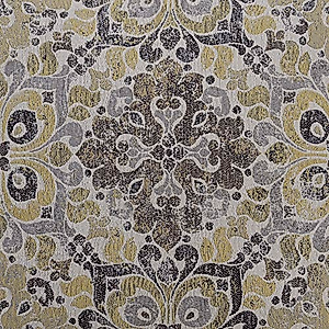 Wallace & Bay Becker Sectional with Pillows, Track Arms and Block Feet, Milk Toast