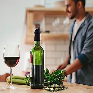 Wine and Beverage Bottle Stoppers, Fun Novelty Gag ideas for Adult Men and Women to the White Elephant Exchange (6 Pack)