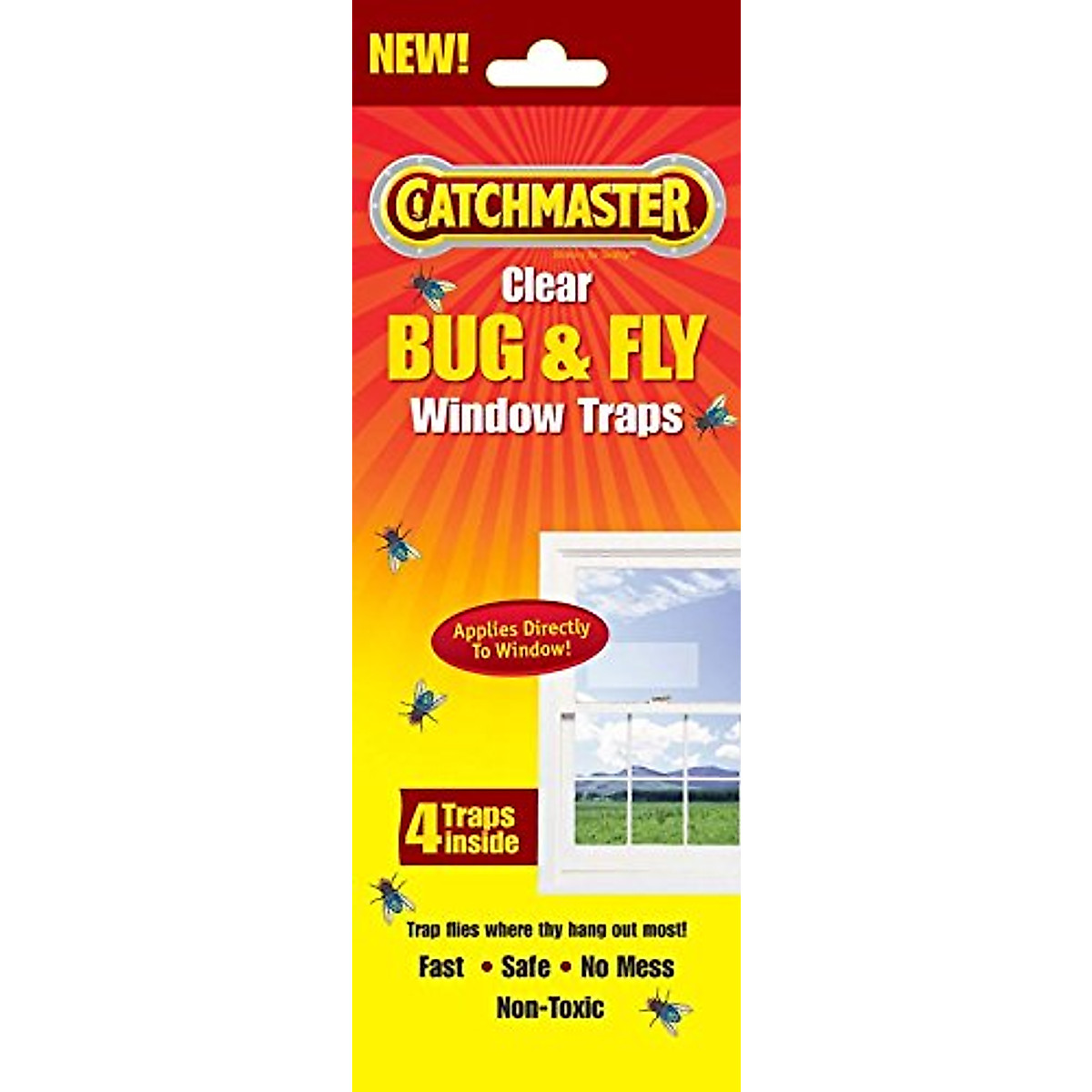 AP & G Inc Catchmaster 904 Clear Fly Window Traps 4 Pack