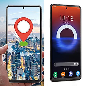 Unlocked Cell Phone, 7300mAh Battery Black Cell Phone America Version 110‑240V for Daily Life (US Plug)