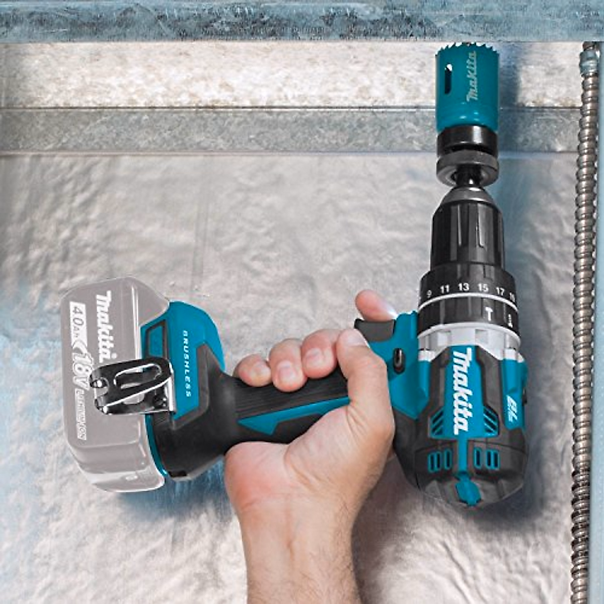 Makita XPH12Z 18V LXT Lithium-Ion Brushless Cordless 1/2 inches Hammer Driver-Drill (Renewed)