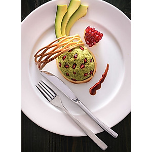 DANIALLI 80 Piece Silverware Set For 16, 18 10 Stainless Steel Silverware Set, Modern Sleek Flatware Set Includes Knife/Fork/Spoon & Long Teaspoon/Salad Fork Mirror-Polished & Dishwasher Safe Cutlery