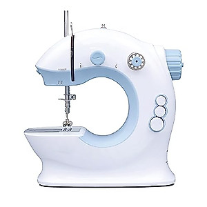 Mini Sewing Machine for Beginners and Kids 2 Speeds Double Thread With Needle and Thread Set, Upgraded Household Portable Multifunctional Adjustable Stitches Machine