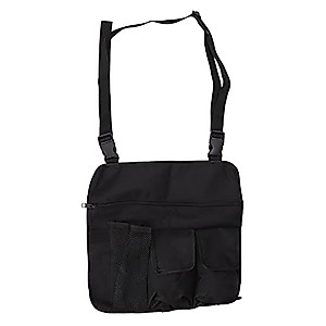 Mothinessto Chair Side Pocket Organizer, Camping Chair Hanging Bag Adjustable Portable Waterproof Keep Tidy for Camping Chairs(Black)