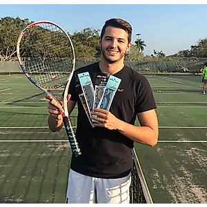 ALIEN PROS Tennis Racket Grip Tape (6 Grips) – Tac Moisture Feel Tennis Grip – Tennis Overgrip Grip Tape Tennis Racket – Wrap Your Racquet for High Performance (6 Grips, Skull)