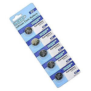 HQRP 5-Pack Battery Compatible with Toyota Camry 2007/2009 / 2010/2011 Smart Key Fob