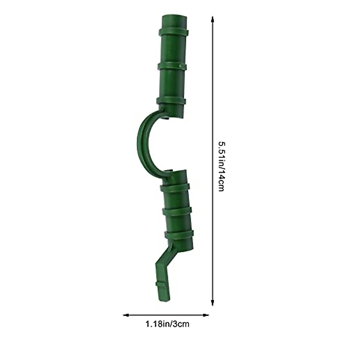 Cabilock 20pcs Garden Building Tube Clip Greenhouses Row Covers Clips Shelters Banner Frame Greenhouse Frame Pipe Tube Film Clip