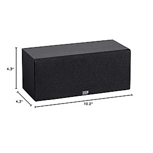 Monoprice Premium 5.1.2 Channel Immersive Home Theater System - With 8 Inch 200 Watt Subwoofer, Black