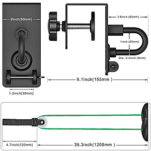 Kipika Heavy Duty Door Anchor Attachment - Shoulder Pulley - Over Door Rehab Exerciser for Rotator Cuff Recovery, Strength Training, Physical Therapy Exercise, Home Gym