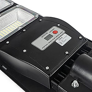 G-PLUS 90W Solar Street Lights Outdoor,Commercial IP67 PIR Sensor Lamp,Dusk to Dawn Solar Security LED Flood Light for Square,Yard, Garden,Street