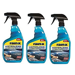 Rain-X 620100-3PK Waterless Car Wash & Rain Repellent, 23 oz (Pack of 3)