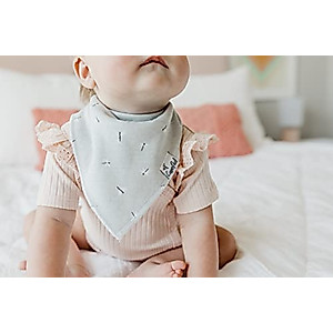 Copper Pearl Baby Bandana Drool Bibs for Drooling and Teething 4 Pack Gift Set “Zella