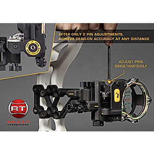 Trophy Ridge React H5 Archery Bow Sight, Right Hand, 0.019 Pin