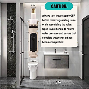 1222 Replacement Cartridge with Moen 104421 Cartridge Puller Removal Tool Retainer Clip, Compatible with Moen Posi Temp 1222B Single Handle Shower Bathtub Faucet Replacement Parts Repair Kit