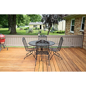 #1 Deck Premium Semi-Transparent Outdoor Wood Stain and Sealer in One - Water Based Wood Stain for Decks, Fences, & Siding - 1 Gallon (Light Walnut)
