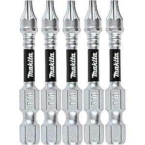 Makita E-00963 Impact XPS™ T10 Torx 2" Power Bit, 5/pk