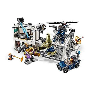 LEGO Marvel Avengers Compound Battle 76131 Building Set Includes Toy Car, Helicopter, and Popular Avengers Characters Iron Man, Thanos and More (699 Pieces)