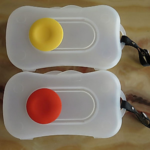 GLEAVI 2pcs Baby Tissue Box Baby Wipes Dispenser Portable Container Travel Stroller Travel Baby Wipes Case On The Go Wipe Case Wipes Container Case Portable Wipes Dispenser Pp