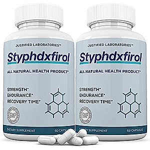 (2 Pack) Styphdxfirol 742MG All Natural Advanced Men's Heath Formula 120 Capsules