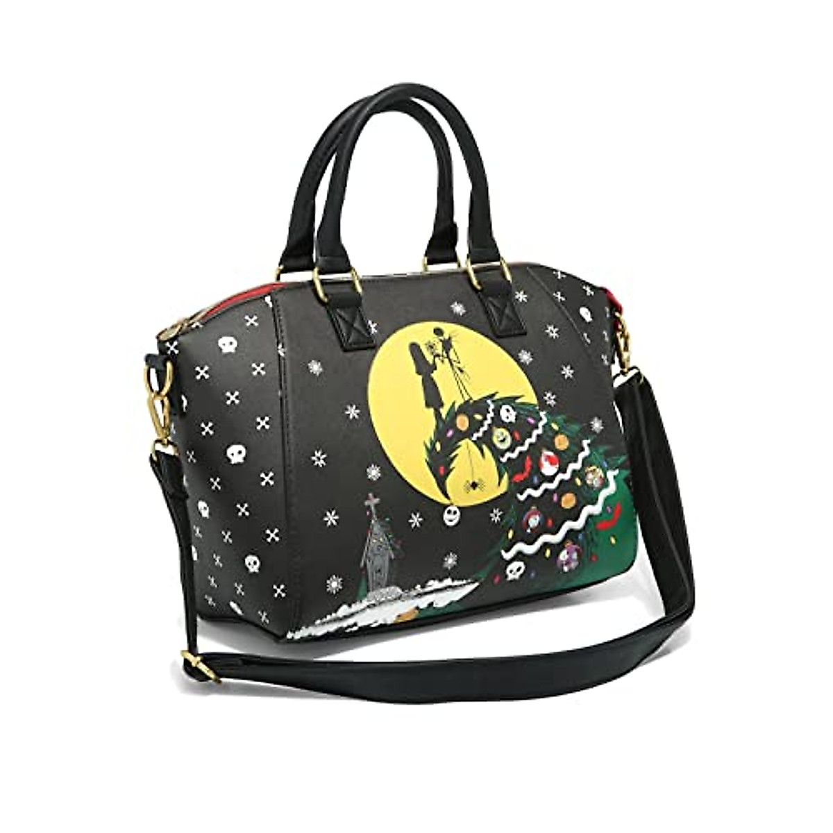 Loungefly The Nightmare Before Christmas Holiday Hill Satchel Bag