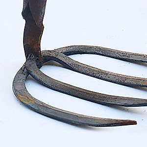 Cabilock Steel Head Garden Rake Head Without Handle Garden Hard Rake Head Only for Farm Gardening M