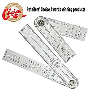 Miter Saw Protractor, Smart Protractor, Precisise Product, Heat-treated aluminum material, Crown Molding Tool, 360 Degree Rotational Construction Protractor for Carpenters