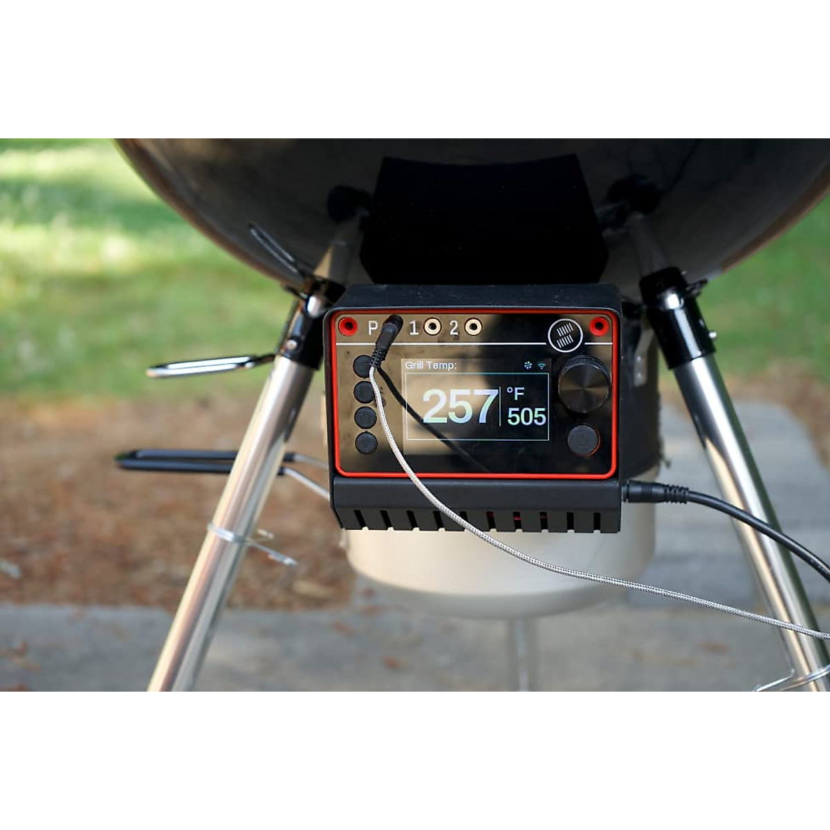 Spider Grills Venom Fan-Powered Temperature Controller with Wi-Fi Bluetooth and App Control for Weber Kettle Grills