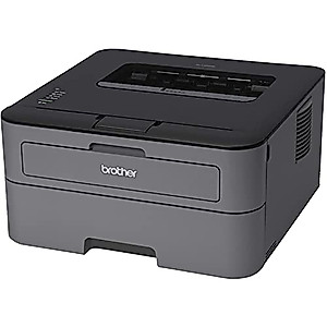 Brother HL_L23 Series Compact Monochrome Printer, 27ppm, 250 Sheets, High-Speed USB 2.0, Auto 2-Sided Printing, with MTC Printer Cable