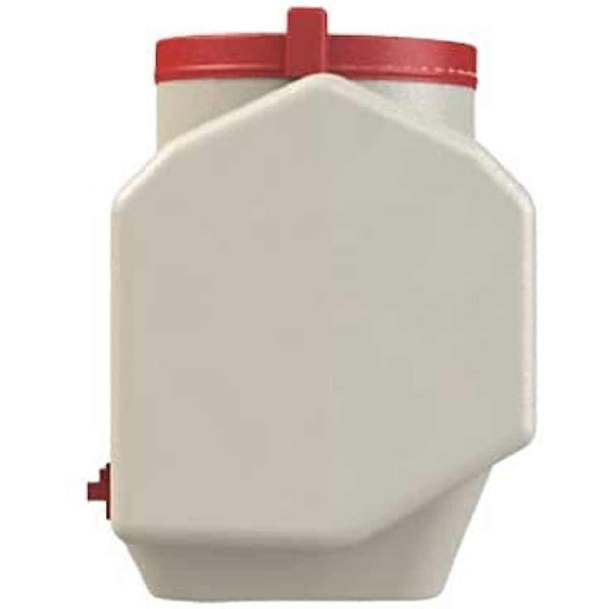 OverEZ Automatic Chicken Waterer with No Spill System, Outside and Inside Poultry Drinker, Large 12 Gallon High Capacity Drinking Bottle Dispenser for Hens