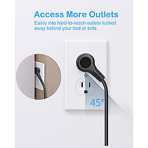 Meeoueoiu Tower Power Strip with 12-Outlet,3 USB-A Ports.Desk Power Strip Tower 1875 Watts 15 Amp,6.5-FT Flat Plug Extension Cord Tower for Home,Office,Cruise Ship