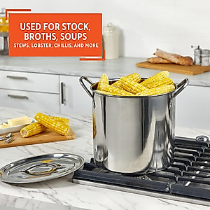 IMUSA 16qt Stainless Steel Stock Pot