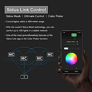 Aputure Amaran AL-MC RGBWW On Camera Video Light, CRI/TLCI 96+, Temperature 3200K-6500K, HSI Mode,Support Magnetic Attraction and App with USB-C PD and Wireless Charging