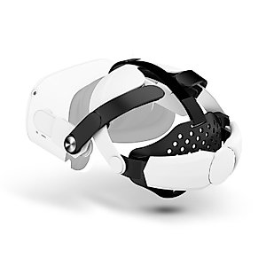 CNBEYOUNG Adjustable Head Strap Compatible with Quest 2,Replacement for Quest 2 Elite Strap Accessories Enhanced Support and Comfort in VR Gaming,Suitable for Children Adults Use