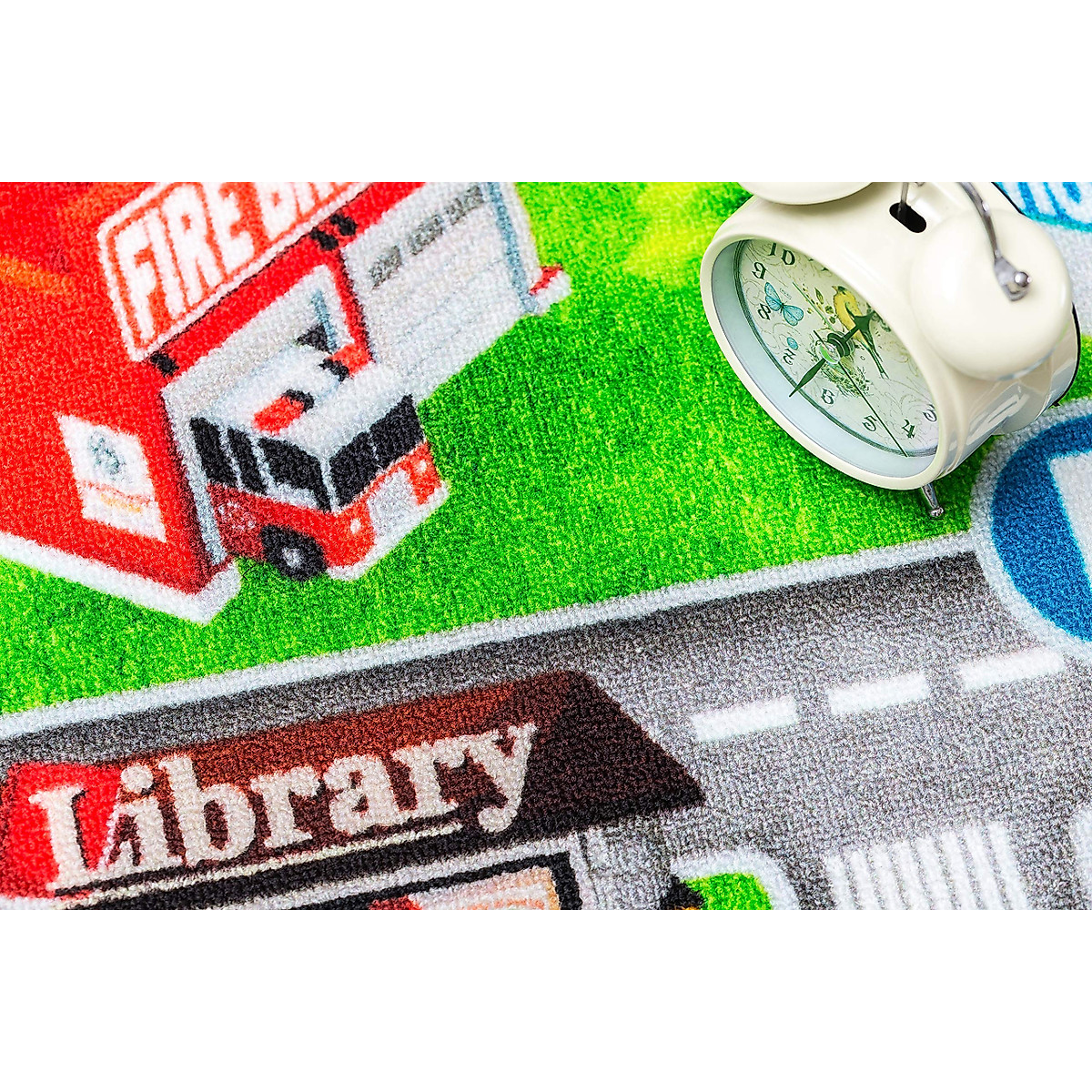 Furnish my Place 764 Transportation Rug | HD Modes of Transportation Children Educational | Classroom | Nursery Room Area Rug | Multicolor (3'3"x6'6")