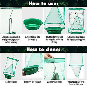 12 Pieces Ranch Green Cage Most Effective Ranch Green Cage Reusable Green Cage with Pots for Indoor or Outdoor Family Farms Park Restaurants