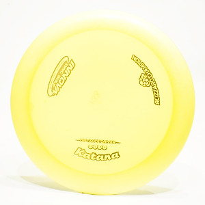 Innova Katana (Blizzard Champion) Distance Driver Golf Disc, Pick Weight/Color [Stamp & Exact Color May Vary] Yellow 130-139 Grams