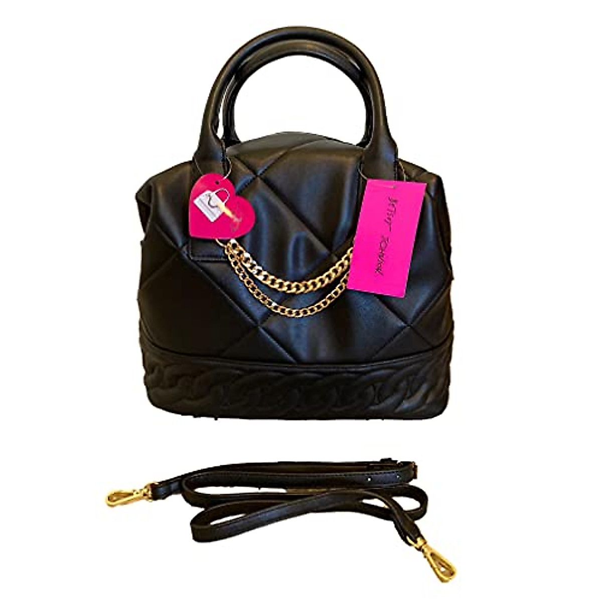 Betsey Johnson Molly Satchel Black One Size