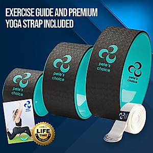 Yoga Wheel 3 Pack - Lose Weight, Get in Shape and Get Fit I 3 pack Yoga Wheel Set I Home Yoga I Improve Posture